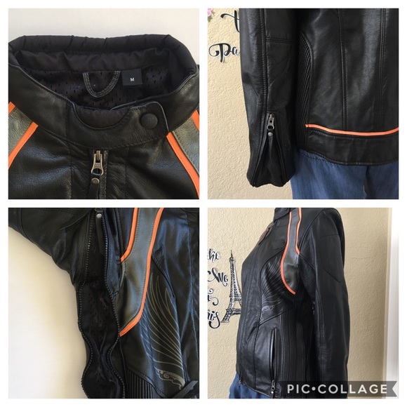 Harley-Davidson | Jackets & Coats | Harley Davidson Leather Riding ...